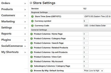 Configure General Store Settings - 12 Steps | 3dcart